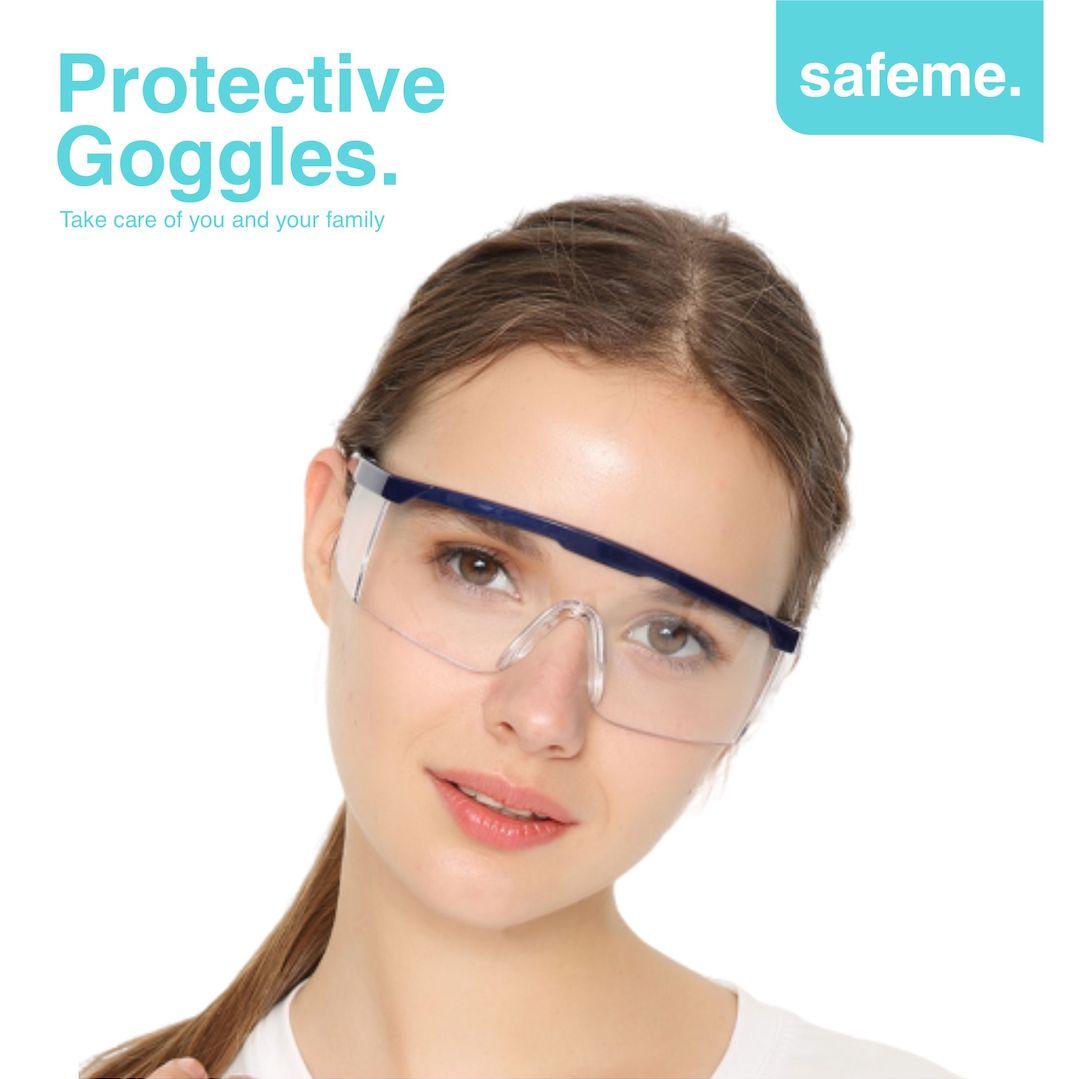Jual Kacamata Safety Google Anti Droplet Protective Medical Goggle Two ...