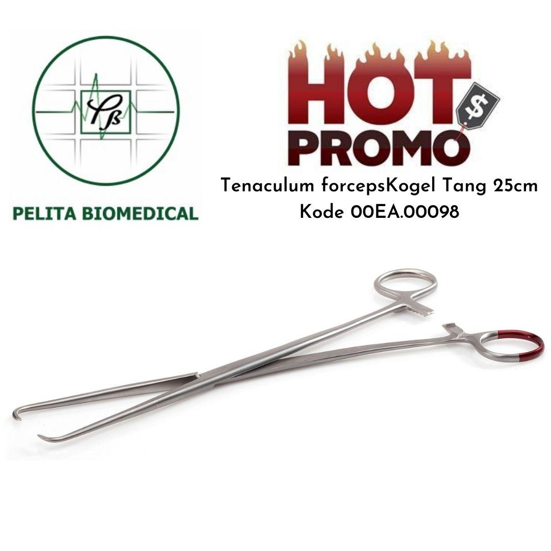 Jual Tenaculum Forceps Kogel Tang 25cm Gunting Medical Kode 00EA.00098 ...