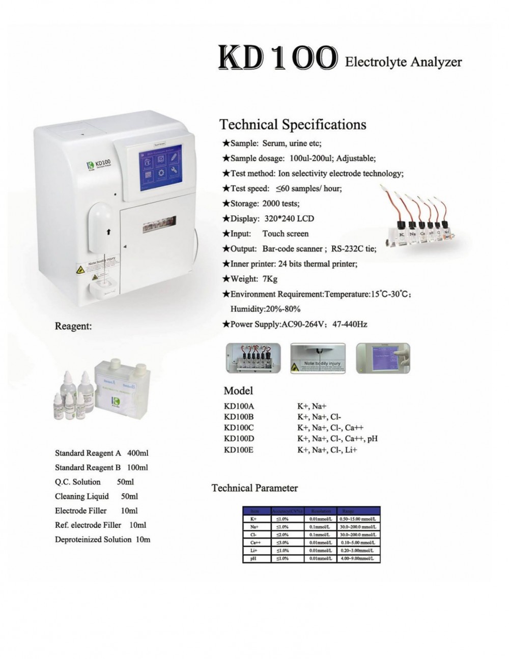 Jual Elektrolit Analyzer KD 100 dari Teras Sekawan Bersama | Goalkes