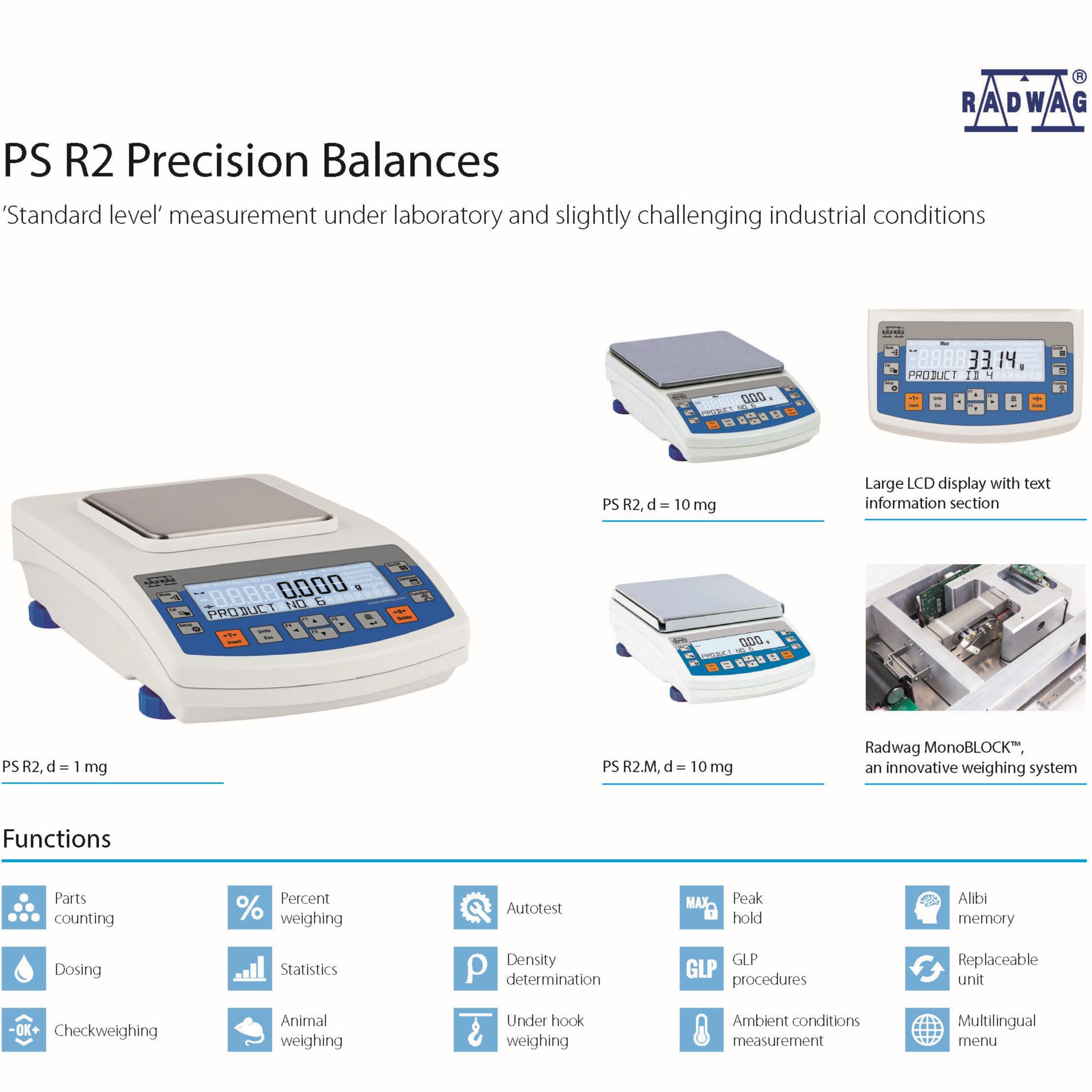 Jual RADWAG PS 6100.R2.M Precision Balances - Timbangan Presisi dari PT. Intitek Presisi ...